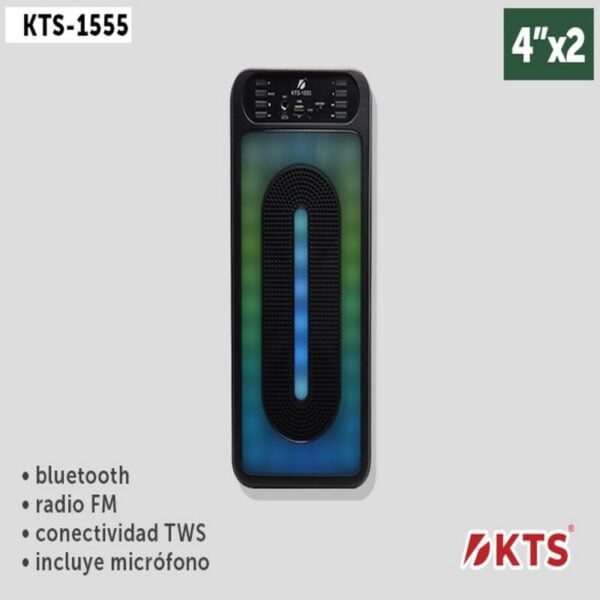 اسپیکر میکروفون دار KTS-1555 قابل حمل و زیبا - فروشگاه بجیک کالا