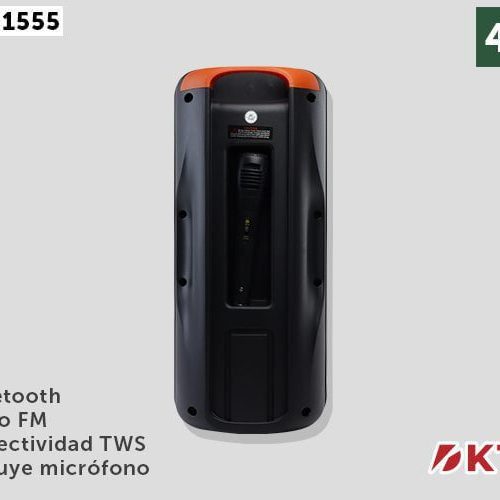 اسپیکر میکروفون دار KTS-1555 قابل حمل و زیبا - فروشگاه بجیک کالا
