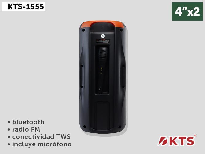 اسپیکر میکروفون دار KTS-1555 قابل حمل و زیبا - فروشگاه بجیک کالا